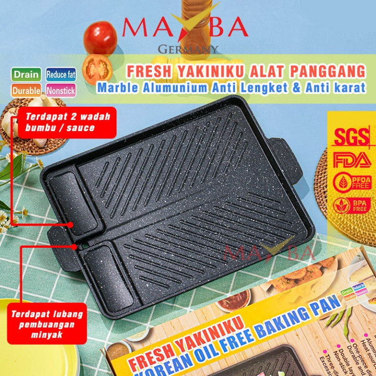 Jual Mayba - Best Seller Yakiniku Grill Pan Alat Panggang / Panci ...