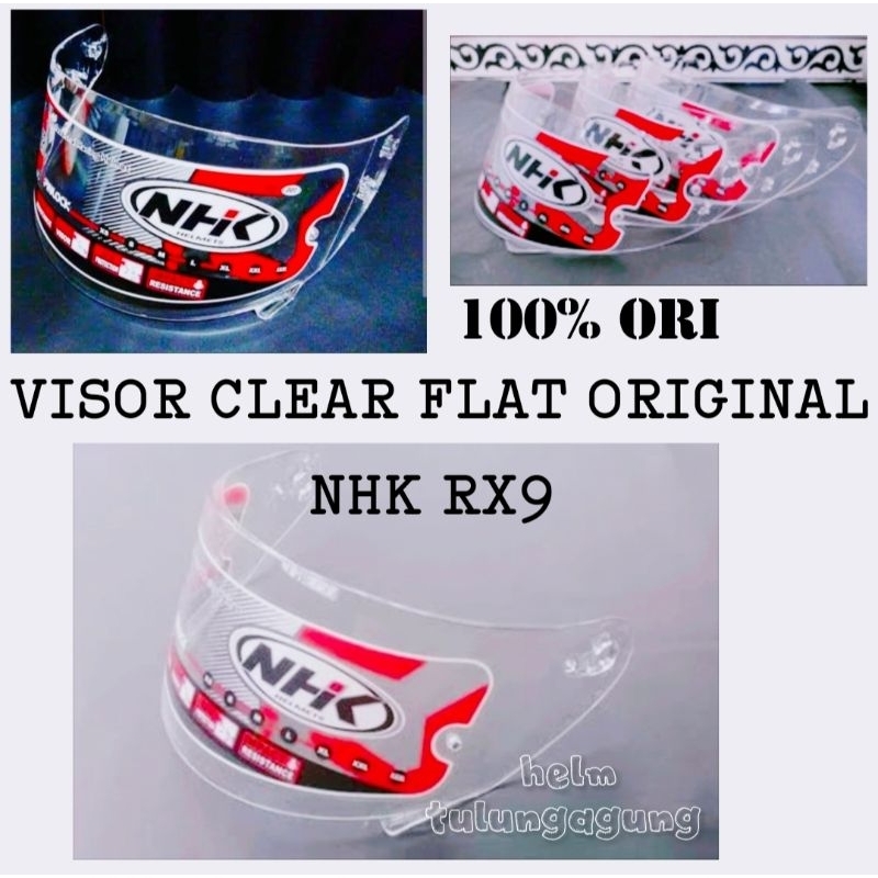 Jual Visor flat original NHK RX9 PNP GM RACE PRO HARGA PROMO Termurah ...
