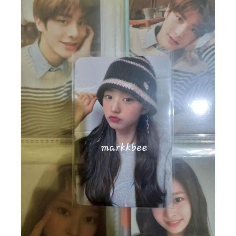 Jual [take all only] wonyoung kirsh beanie photocard with album bambi ...