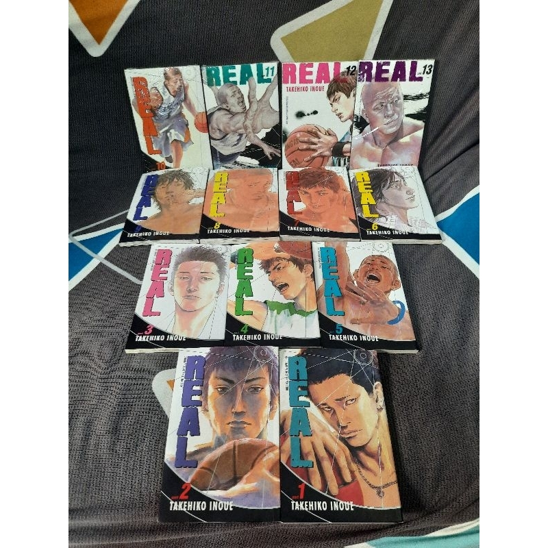 Jual Paket Komik Real Vol 1-13 Set Lengkap 5 BUKU MASIH SEGEL Takehiko ...