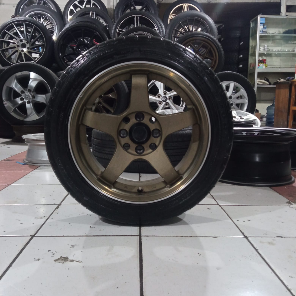 Jual VELG SECOND RACING WORK MEISTER RING 15X7/8 ET 25/38 + BAN ACHILES ...