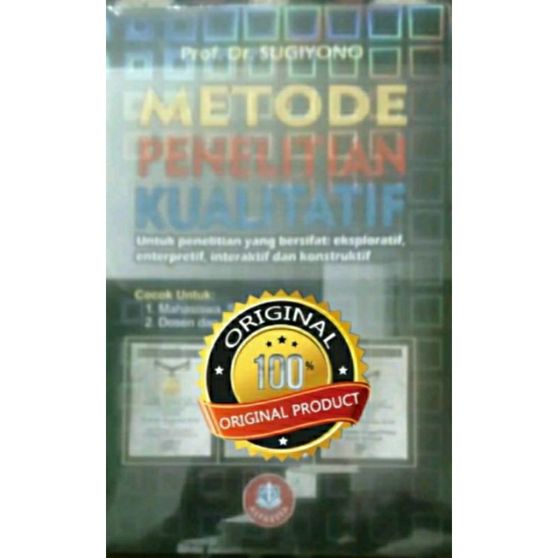 Jual METODE PENELITIAN KUALITATIF - Prof. Dr. SUGIYONO | Shopee Indonesia
