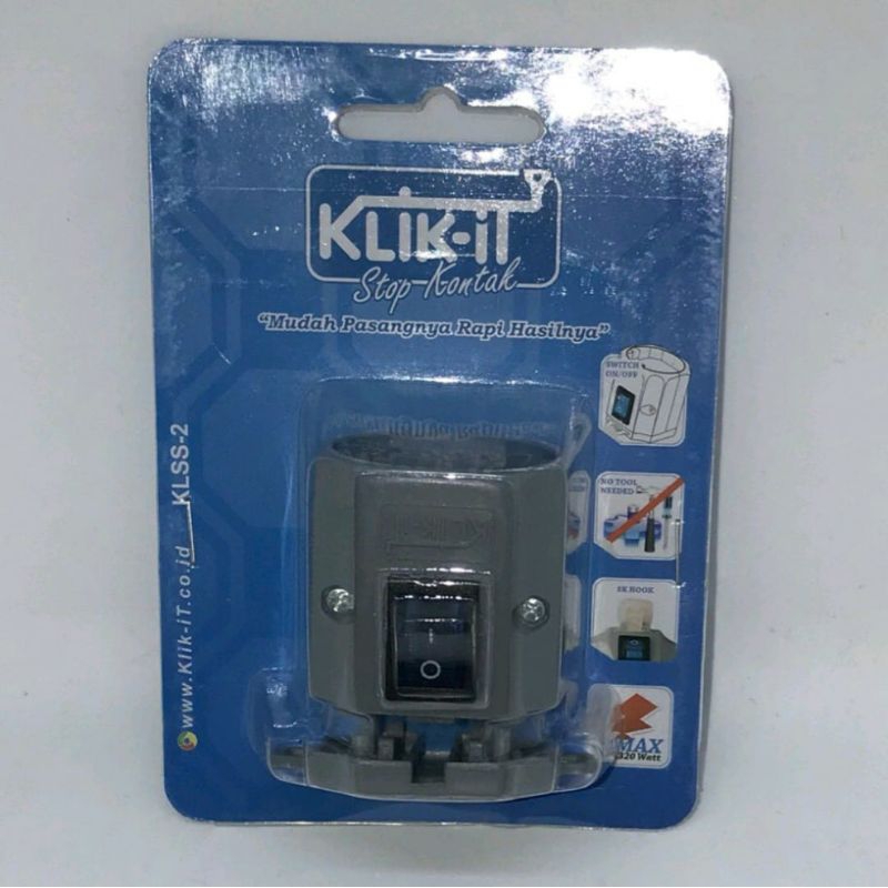 Jual Klik-It Stop Kontak Switch On/OFF - Cable Socket ON/OFF | Shopee ...