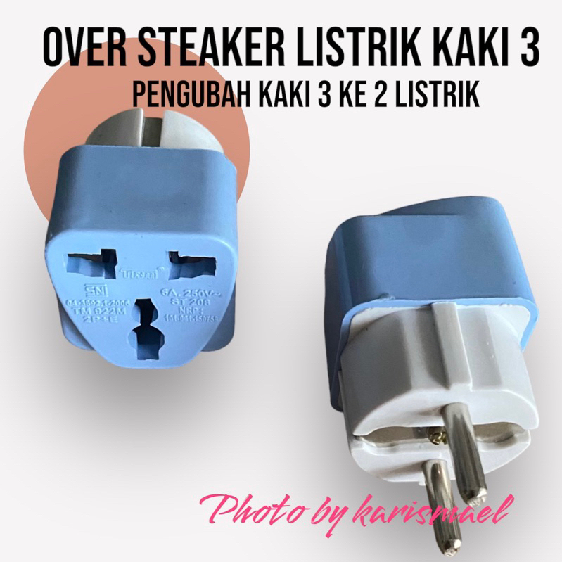 Jual Over steaker sambungan steaker 3 ke 2 sambungan charger | Shopee Indonesia
