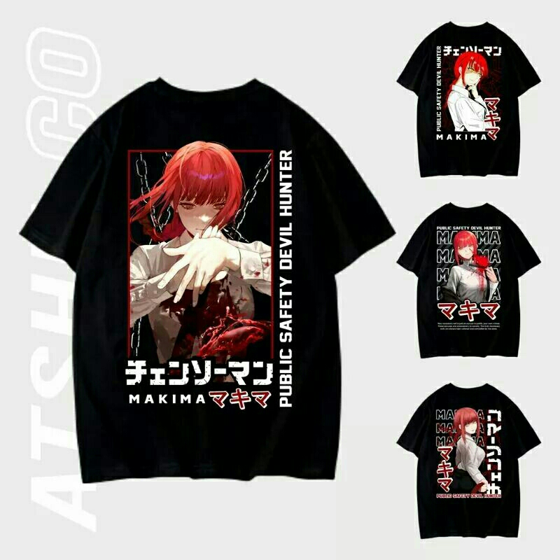 Jual Kaos Anime Chainsaw Man Makima / Kaos Distro / Kaos Anime / Kaos ... Jual Kaos Anime Chainsaw Man Makima / Kaos Distro / Kaos Anime / Kaos ...