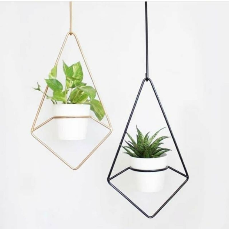 Jual FREE CANTOLAN/pot gantung/gantungan bunga minimalis | Shopee Indonesia
