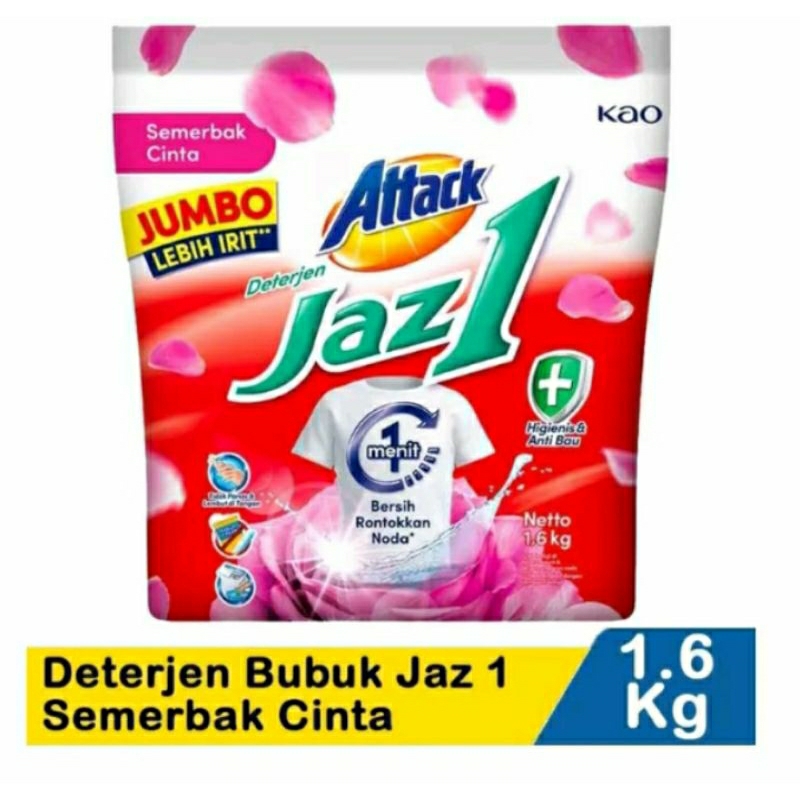 Jual Attack Deterjen Jaz1 260g/250g/1,6kg | Shopee Indonesia