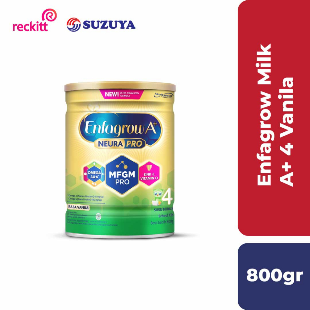 Jual Enfagrow Milk A Plus 4 Vanila 800Gr | Shopee Indonesia