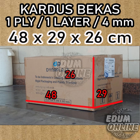 Jual Kardus Polos 2 layer 1 layer Kuat Tebal Box Pindahan Dynaplast ...