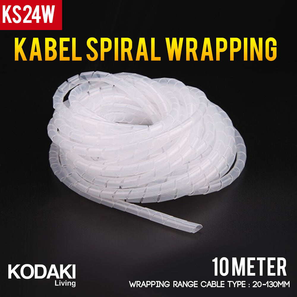 Jual TCHOMEOS Kabel Spiral Wrapping KS-24 KS-24W KODAKI | Shopee Indonesia