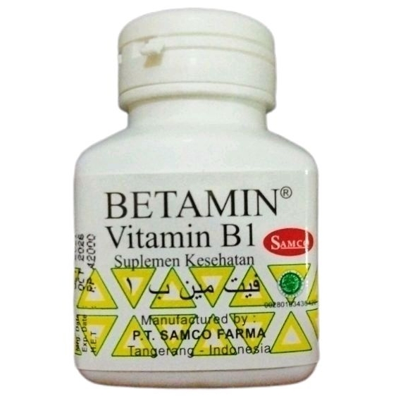 Jual BETAMIN - Vitamin B1 100mg (100's /Botol) | Shopee Indonesia
