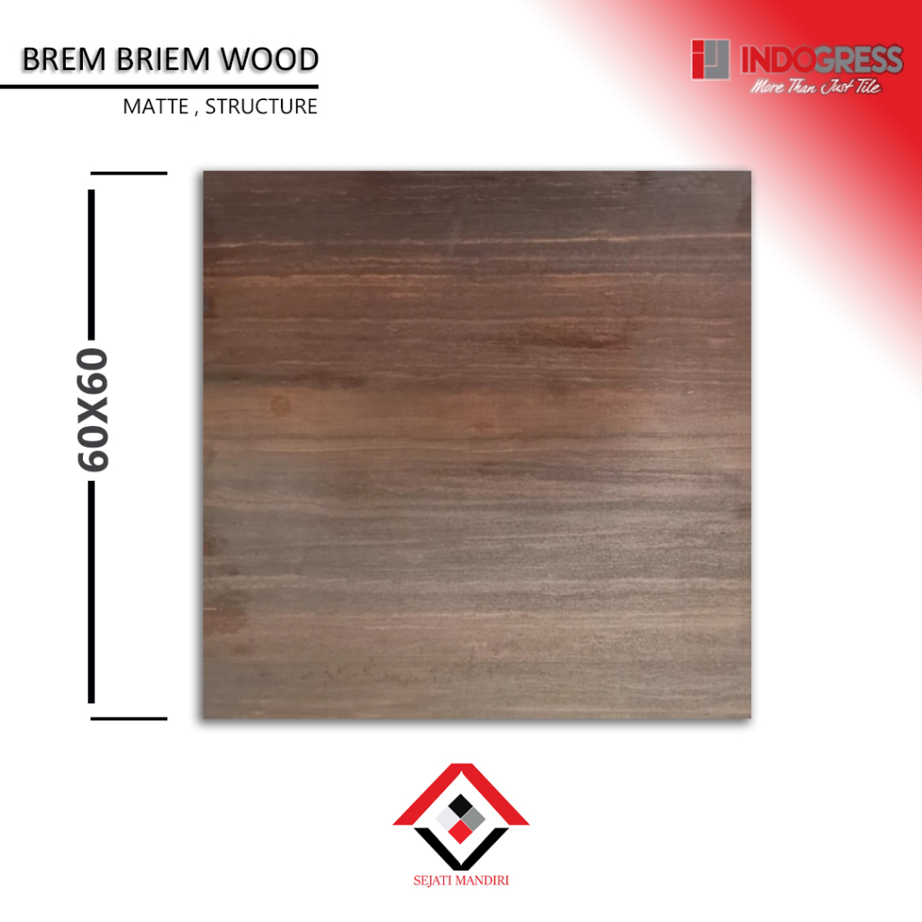 Jual granit 60x60 - motif kayu - indogress brem briem wood | Shopee Indonesia