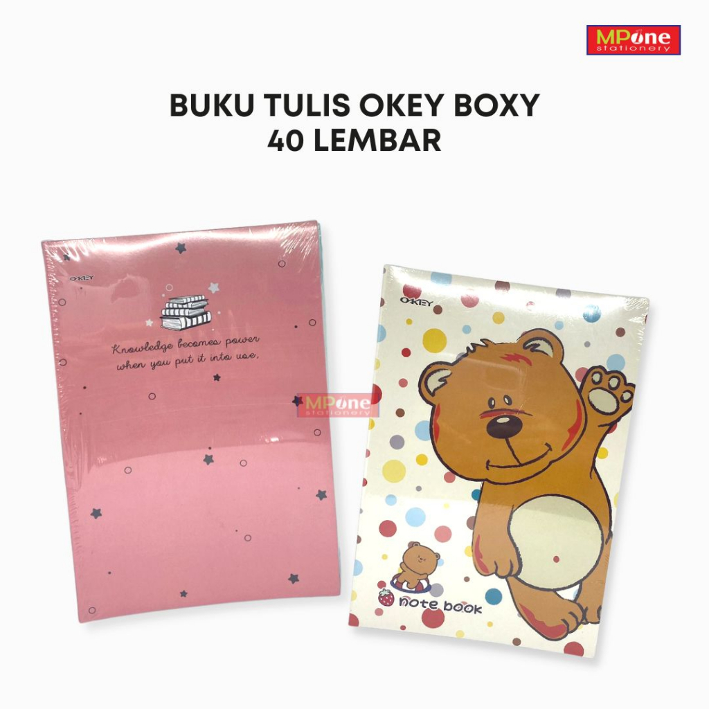 Jual (1 PACK) Buku Tulis Okey Boxy 40 Lembar / Buku Tulis Boxy 40 ...