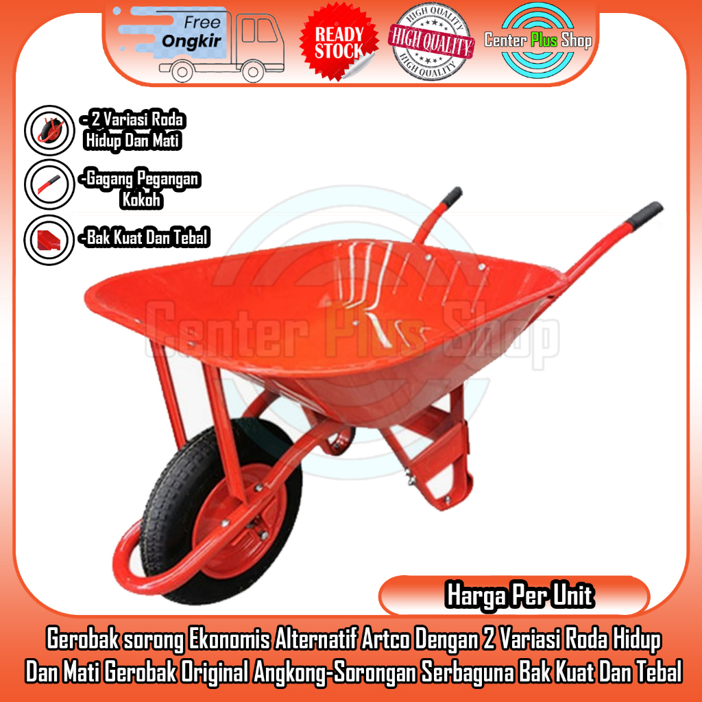 Jual [Kargo] Gerobak Trolley Ekonomis Original Angkong Kereta Sorong ...