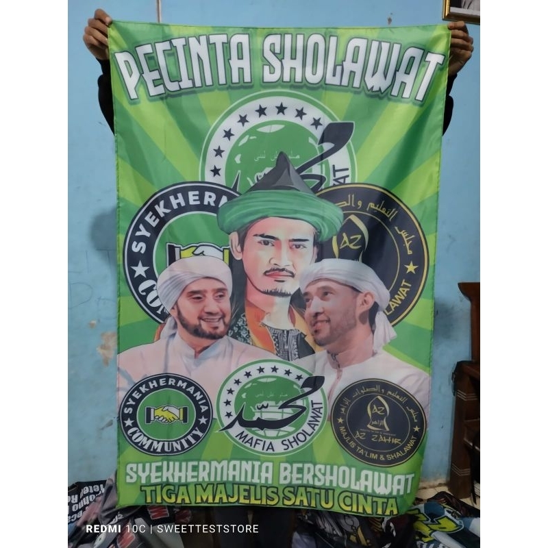 Jual FREE STICKER, BENDERA AZZAHIR, BENDERA MAJELIS, GIANTFLAG CUSTOM ...