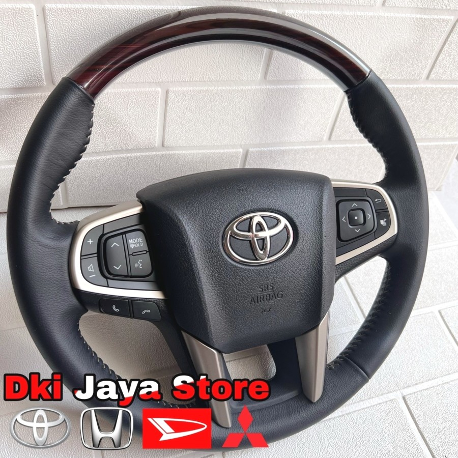 Jual Stir Steer Toyota Innova Reborn Type Q Venturer Komplit Tombol Ori ...