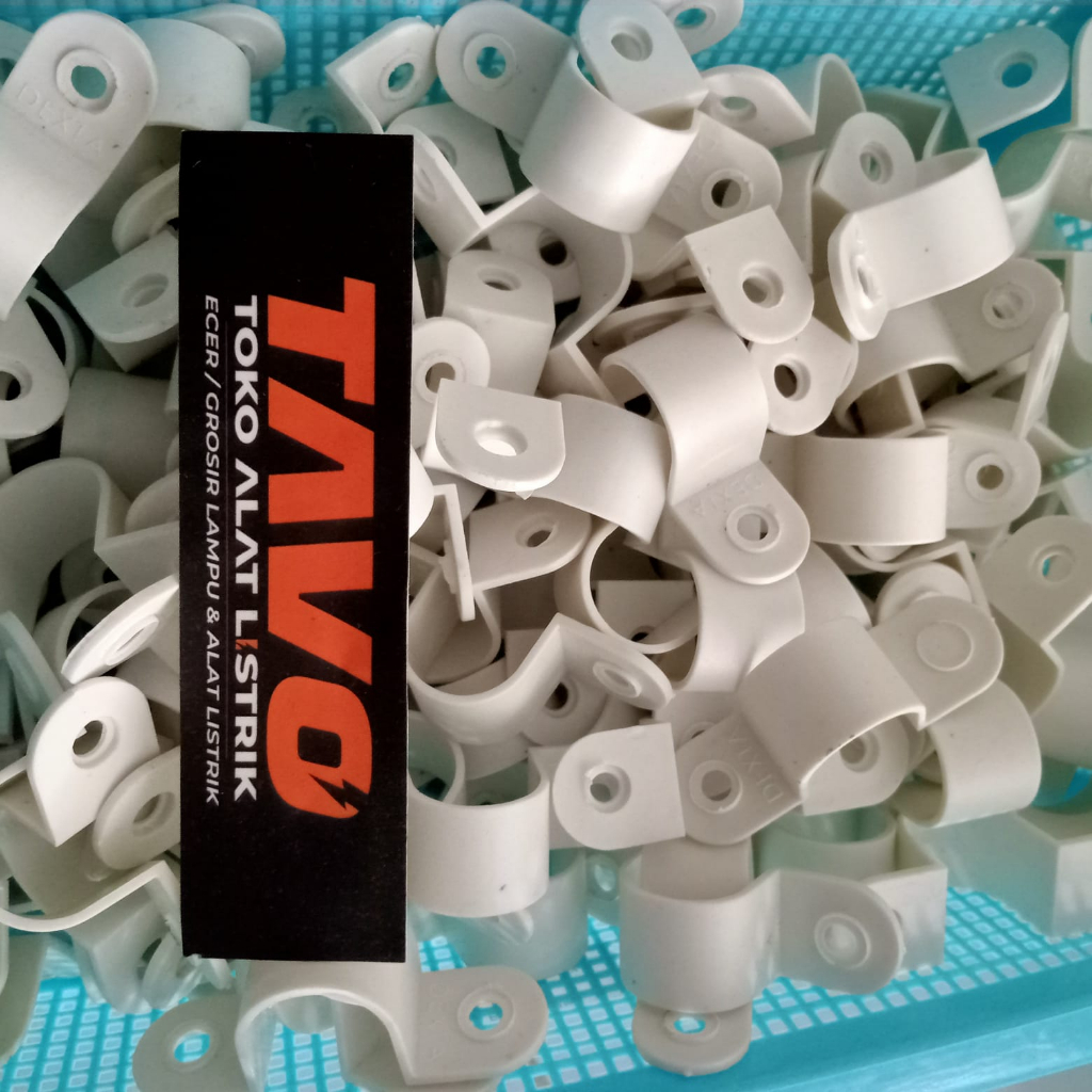 Jual Klem Pipa Conduit PVC 20mm 20 mm Penjepit Pipa DEXTA DX-113 ...