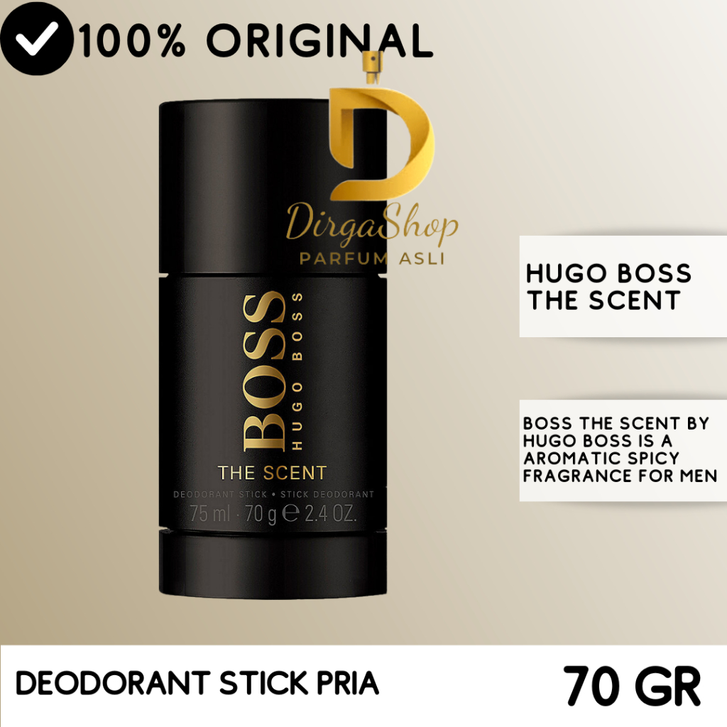 Jual HUGO BOSS THE SCENT MEN DEODORANT STICK ALCOHOL-FREE 70g BPOM ...
