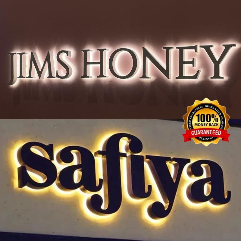 Jual HURUF TIMBUL NYALA LED CUSTOM / Huruf Kayu LED Custom Lampu Tidur ...