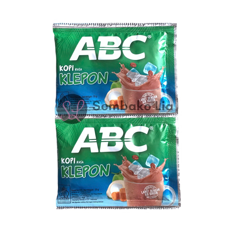 Jual ABC Kopi Klepon 25gr Renteng Isi 10 Sachet / Kopi ABC Klepon ...
