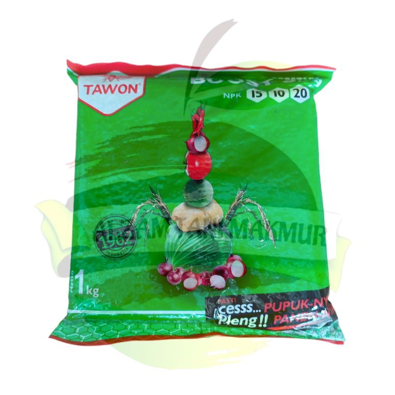 Jual Pupuk NPK BOOST CAP TAWON 15 10 20 isi 1 KG TAWON | Shopee Indonesia