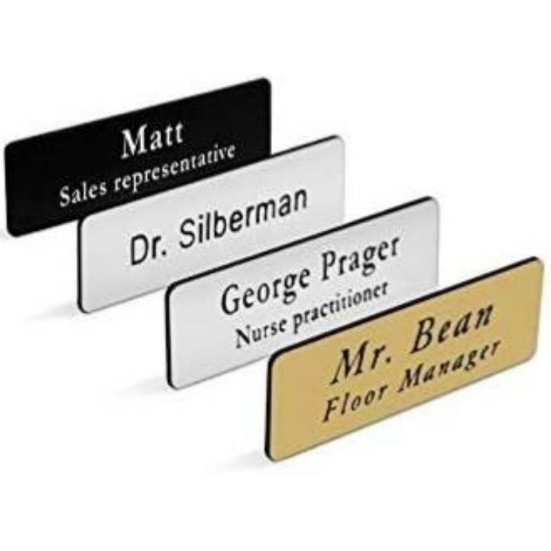 Jual Plat name tag kuningan | Shopee Indonesia