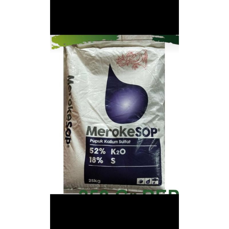 Jual Pupuk meroke SOP 25kg Original kemasan pabrik | Shopee Indonesia