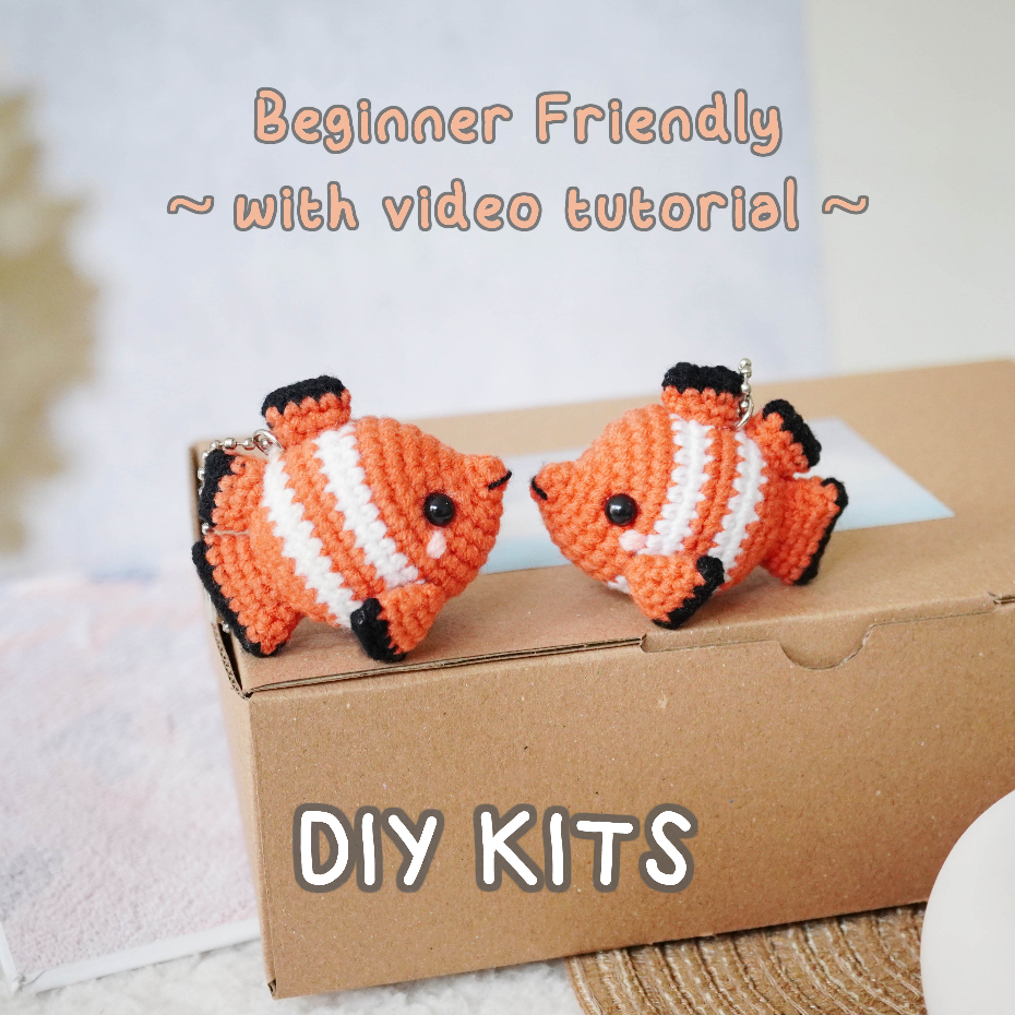 Jual [RECOMMENDED FOR BEGINNER] Paket Rajut DIY Kits Amigurumi Boneka ...
