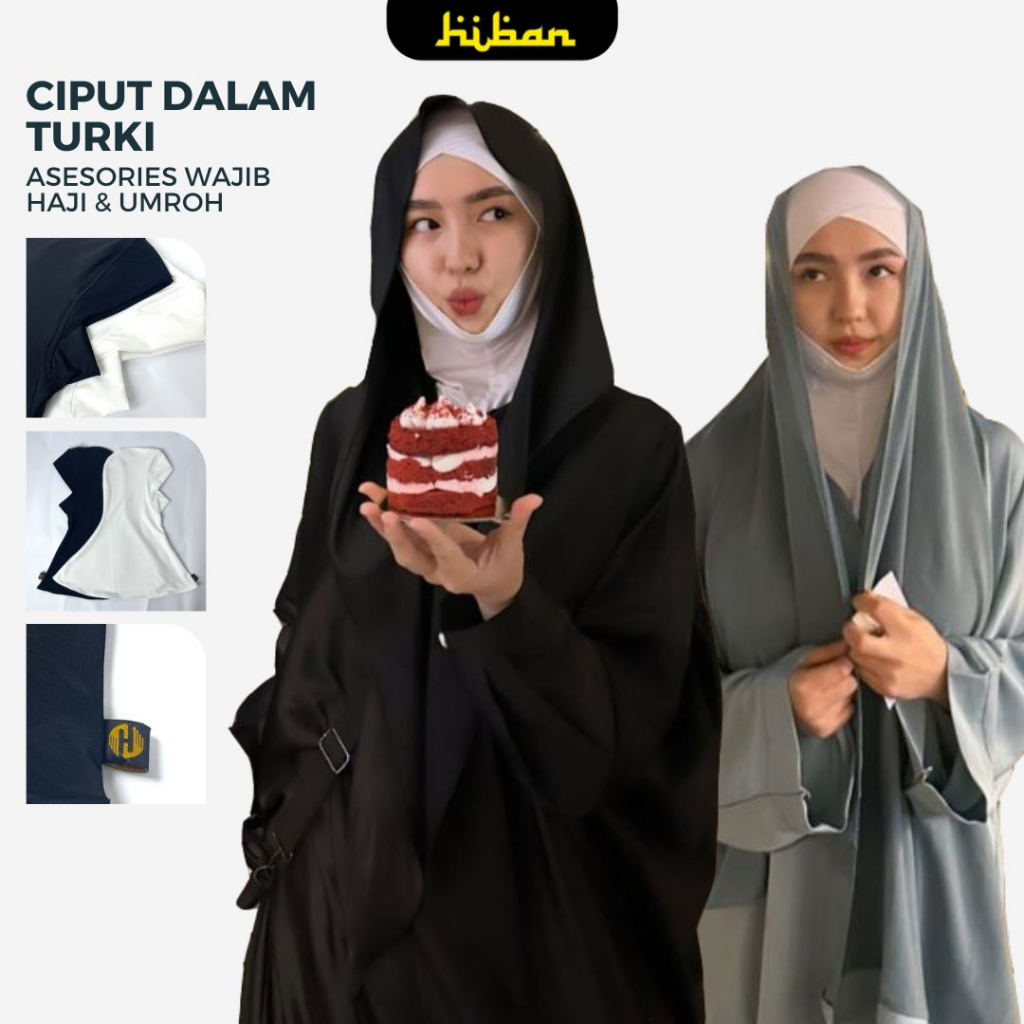 Jual Inner Wanita Ciput Ninja Turki Premium Haji dan umroh Hiban Store ...