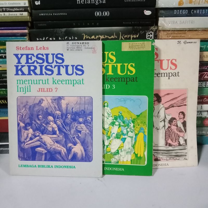Jual Buku Yesus Kristus menurut keempat injil edisi 1,3,7 Stefan Leks ...