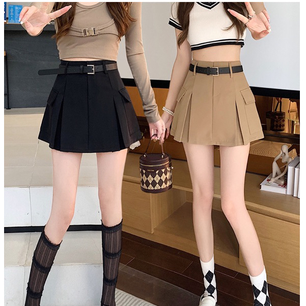 Jual MINI SKIRT ROK PENDEK WANITA POCKET MX637 | Shopee Indonesia