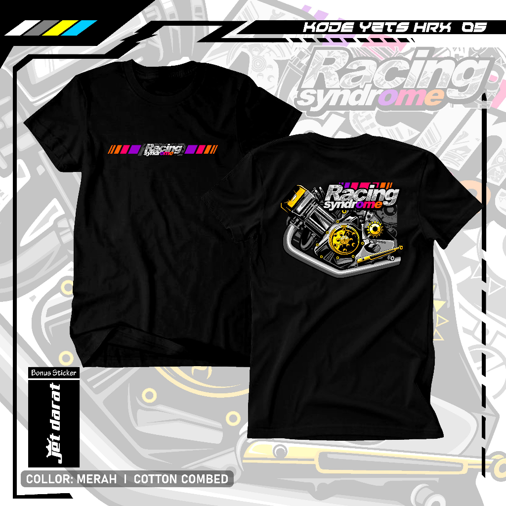 Jual Kaos Racing Syndrome DOHC -Herex Series Kaos Pria Distro Herex ...