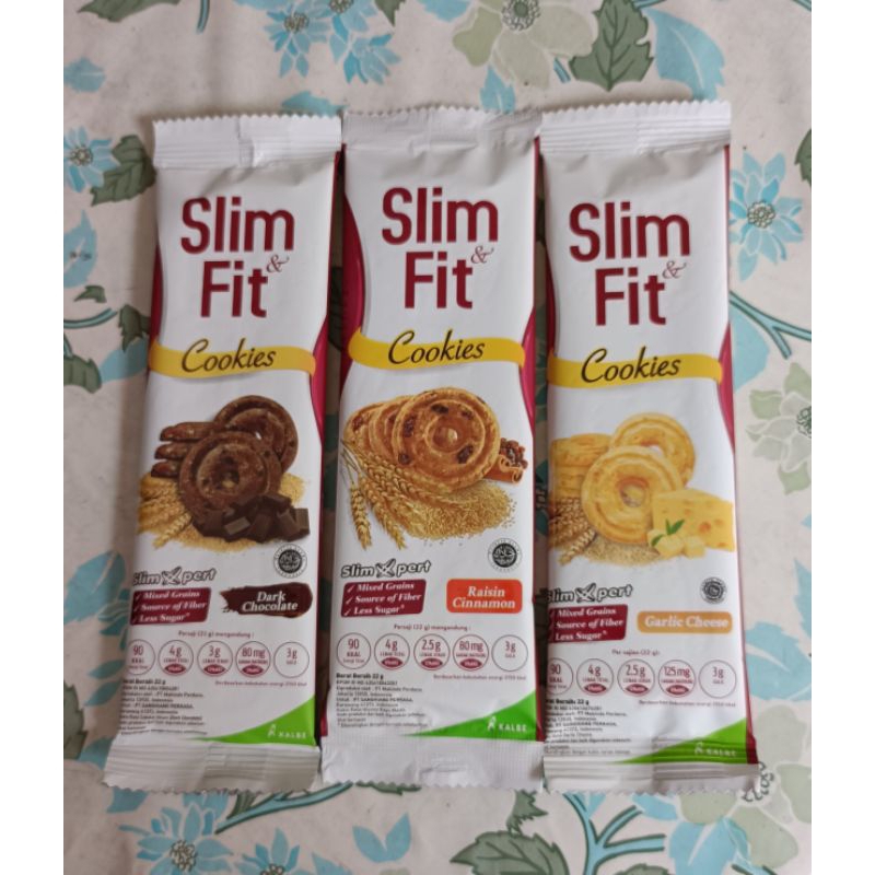 Jual Slim&Fit Cookies Rasa Dark Chocolate, Raisin Cinnamon dan Garlic ...