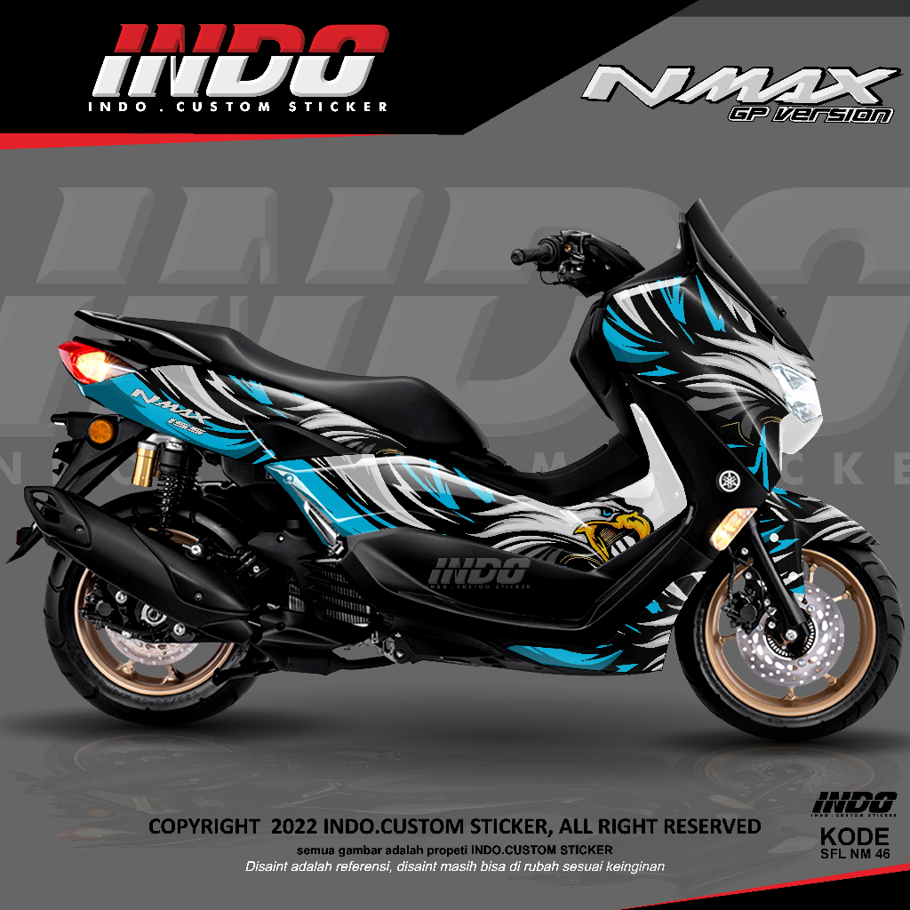 Jual Decal nmax elang decal nmax 155 new old full body | Shopee Indonesia