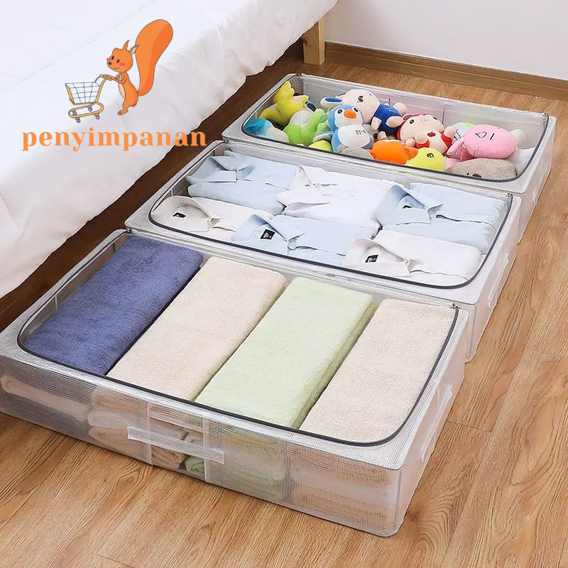 Jual box penyimpanan Lipat kotak penyimpanan pakaian serbaguna mainan box storage box tahan ...