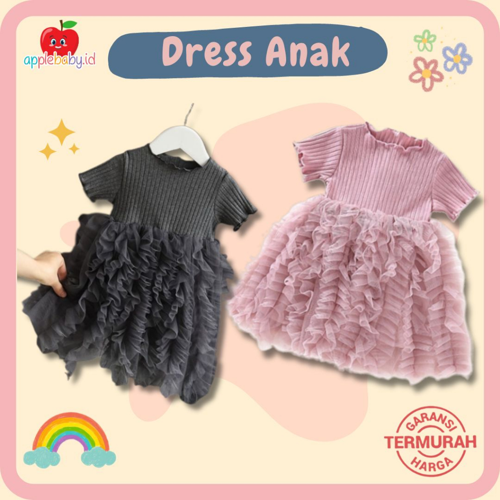 Jual Dress Anak Perempuan Dress Anak Cewek Dress Anak Cewe Gaun Anak ...