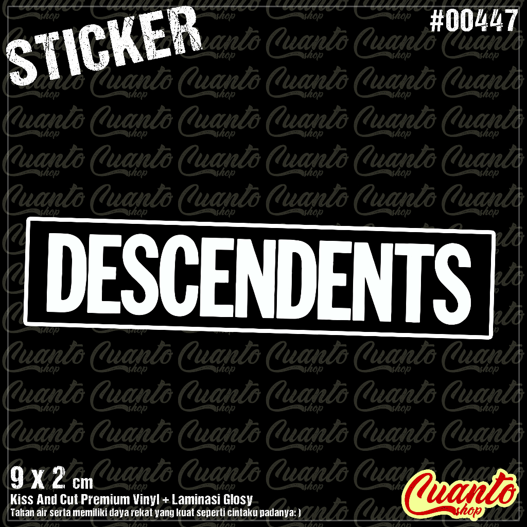 Jual Sticker Band Descendents | Shopee Indonesia