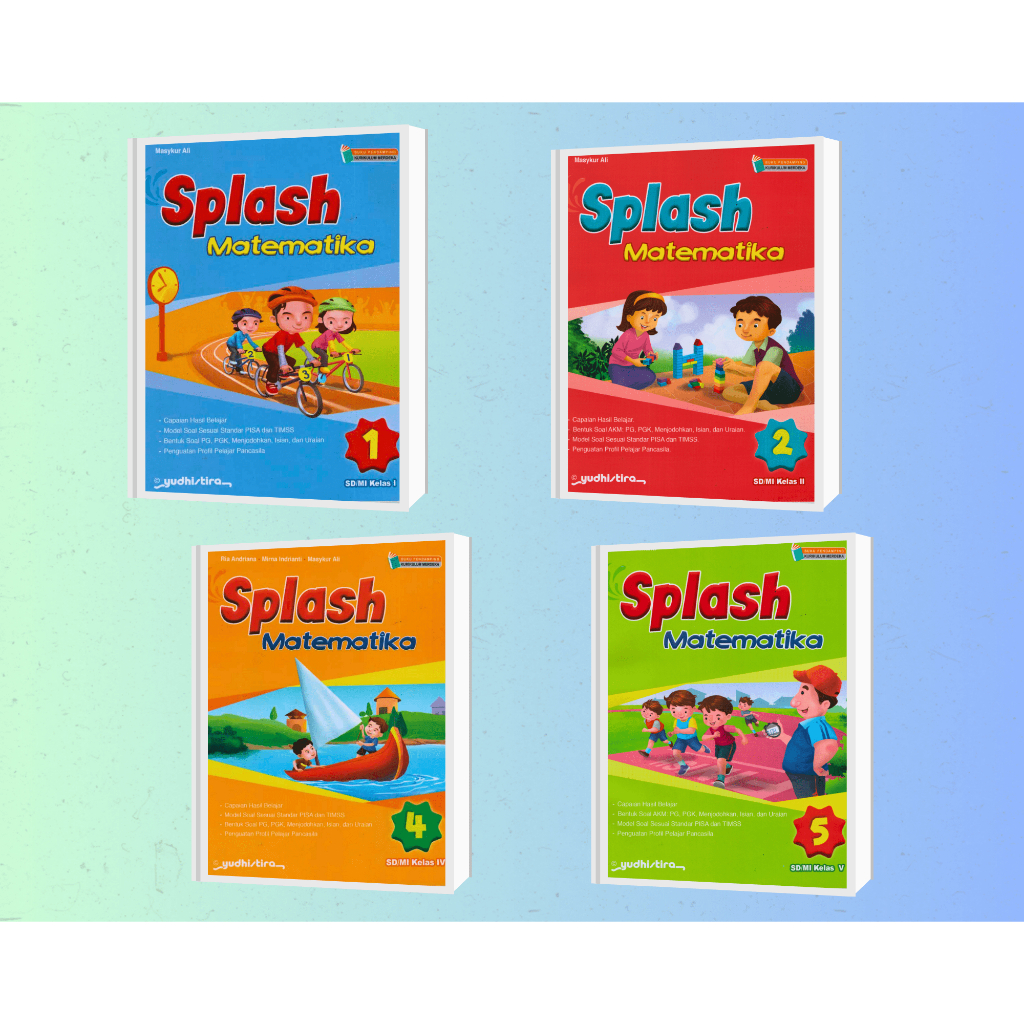 Jual Buku Paket Splash Matematika SD Kelas 1 2 3 4 5 6 Kurikulum Merdeka - Yudhistira | Shopee ...