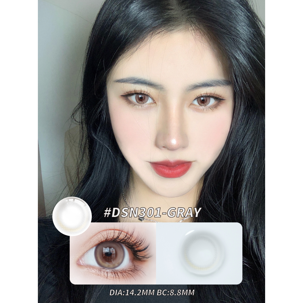 Jual (COD)softlens minus(0.00-4.00)1 pasang lensa kontak berwarna ...