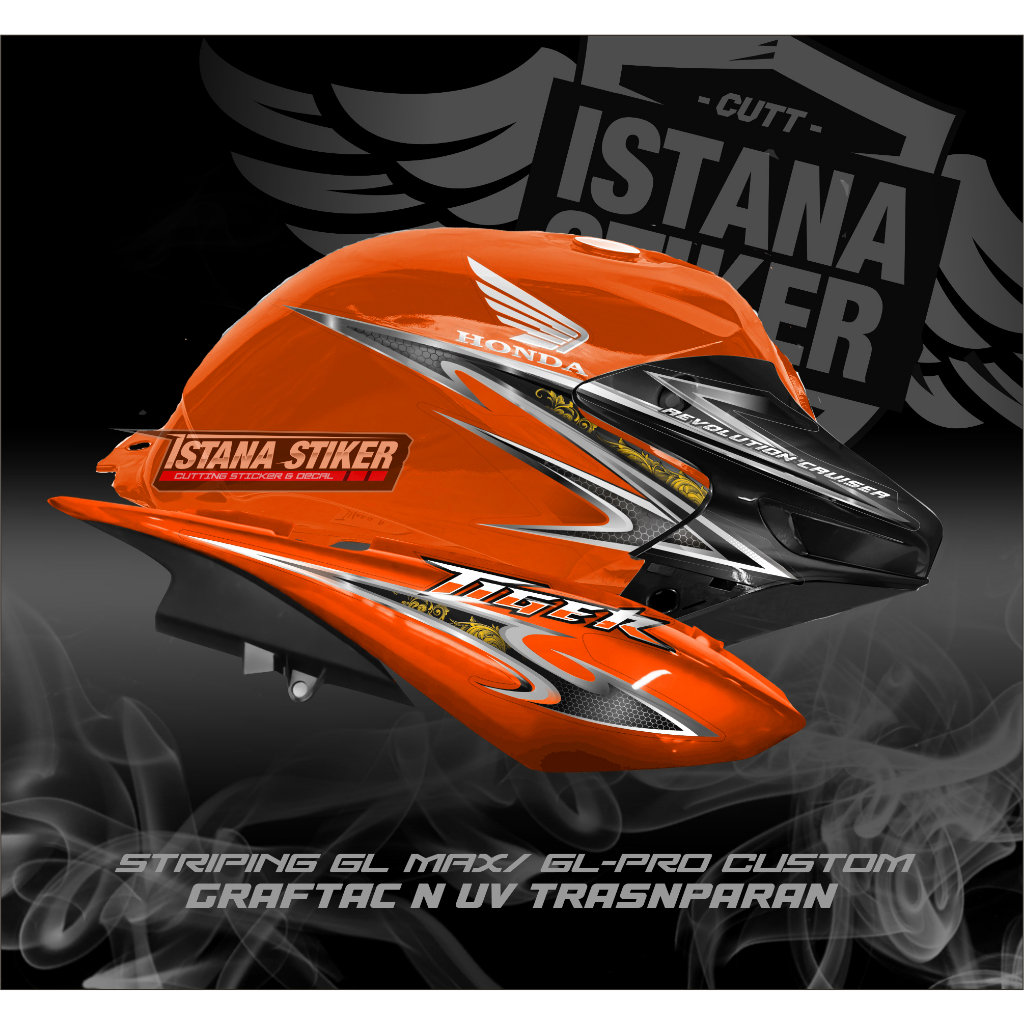 Jual Striping Tiger Revo Variasi Custom Mbois BATIK | Shopee Indonesia
