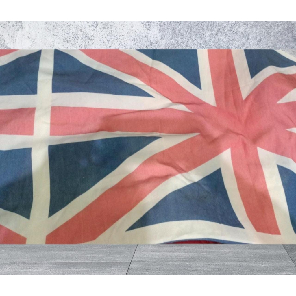 Jual kain linen motif bendera inggris ,jual perset gambar dapat semua ...