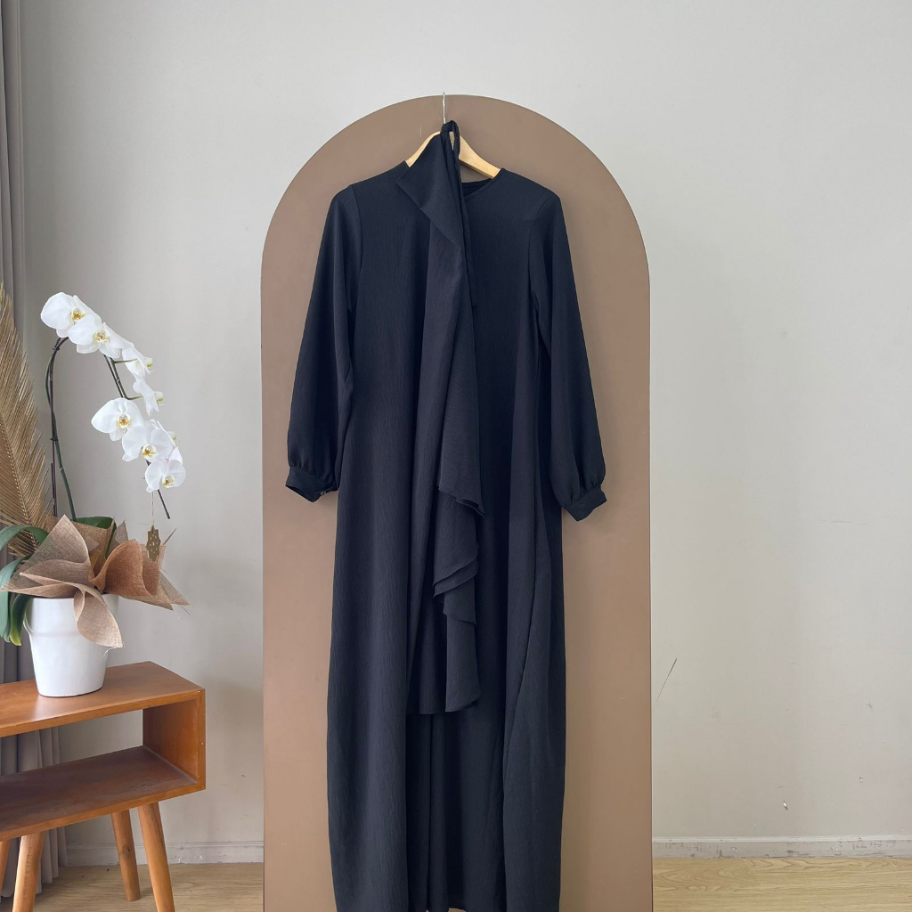 Jual Nadiraa Hijab Haziqa Dress One set Khimar/DRESS SYARI/ DRESS MURAH ...