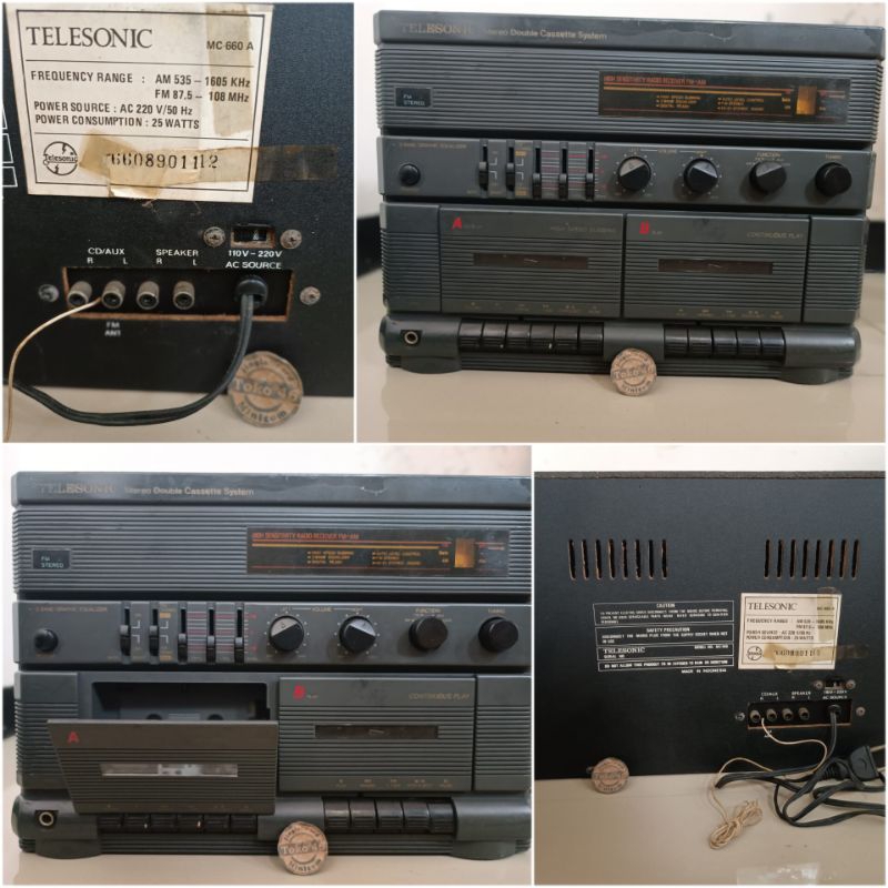 Jual NEW Speaker Subwoofer Amplifier Telesonic MC 660 A MC - 660A ...