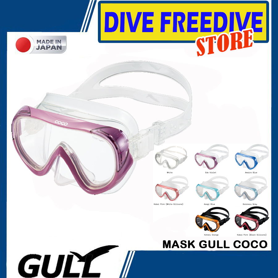 Jual Mask Diving Gull Coco Masker Kacamata Selam Scuba Snorkeling ...