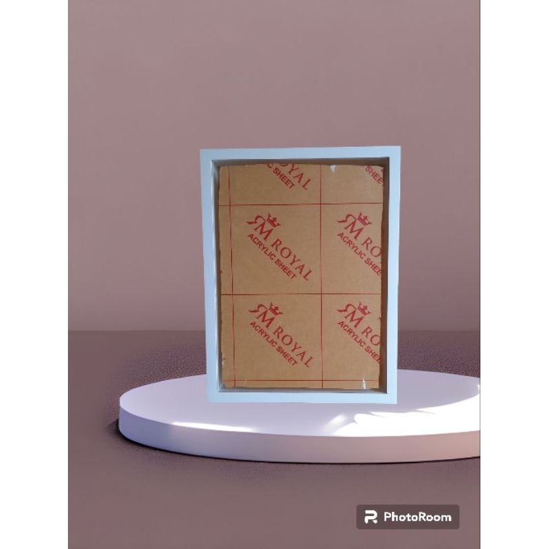 Jual Pigura / frame / bingkai 3d kayu warna putih ukuran 20x20 Kedalaman 4cm | Shopee Indonesia