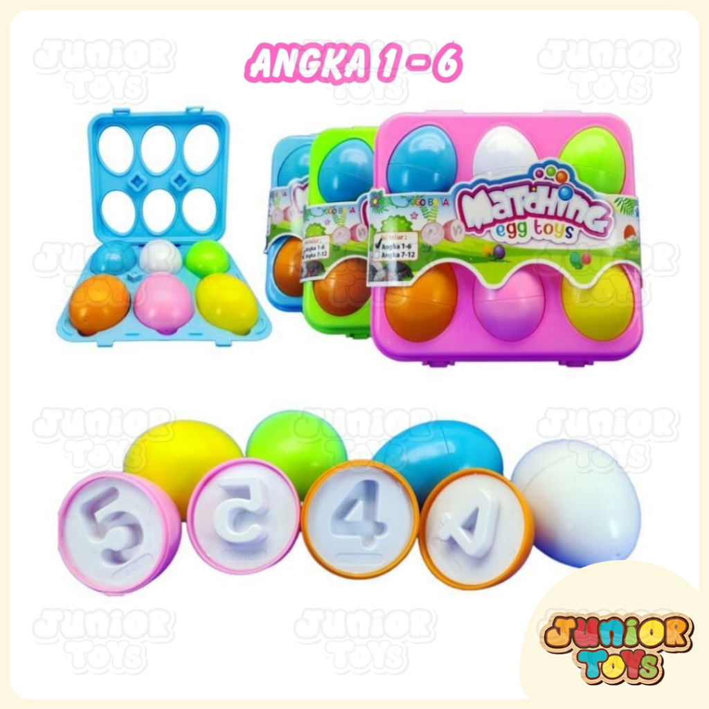 Jual Mainan Telur Warna Warni Permainan Edukasi Anak Bayi Mencocokan ...