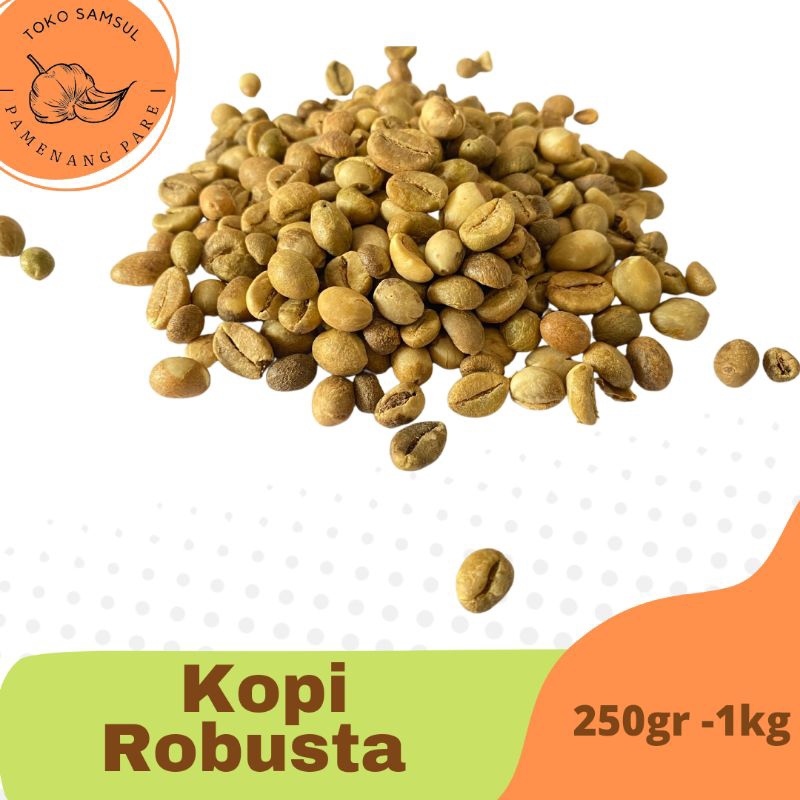 Jual Kopi Robusta | Biji Kopi Robusta | Green Beans Robusta | 250g,500g ...