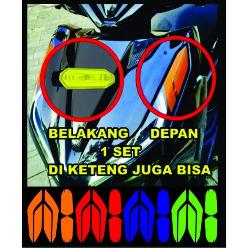 Jual STICKER STICKER CUTTING PAKET SEIN DEPAN BELAKANG VARIO VIETNAM ...