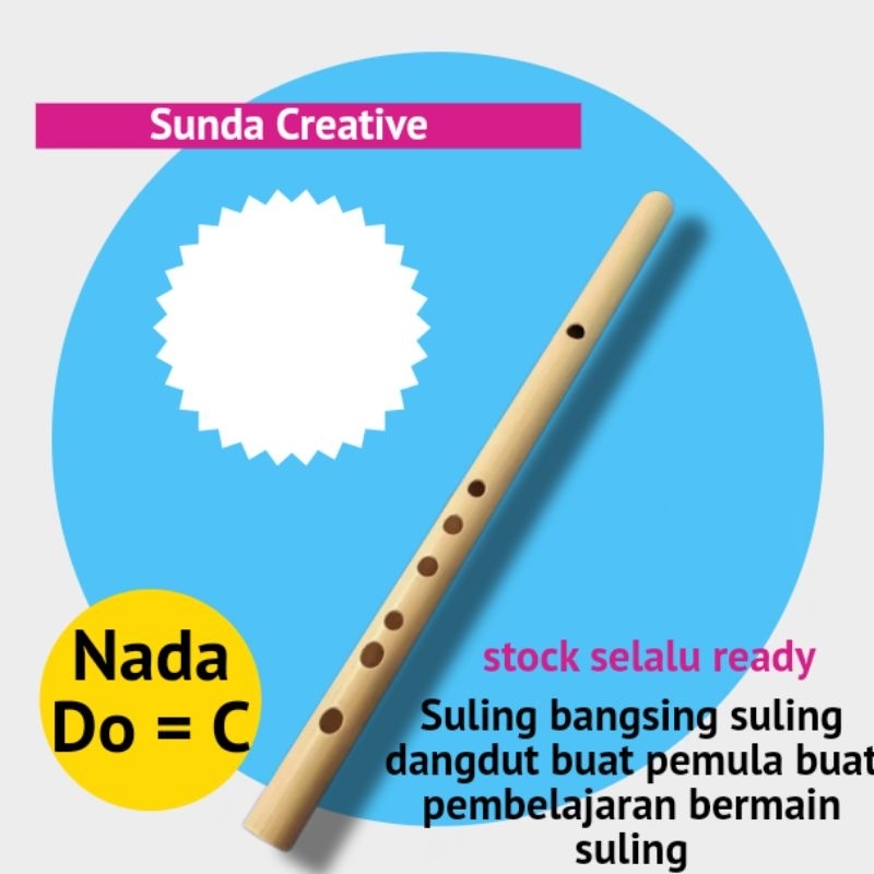 Jual suling dangdut suling bambu suling nada F G A B C D E | Shopee ...