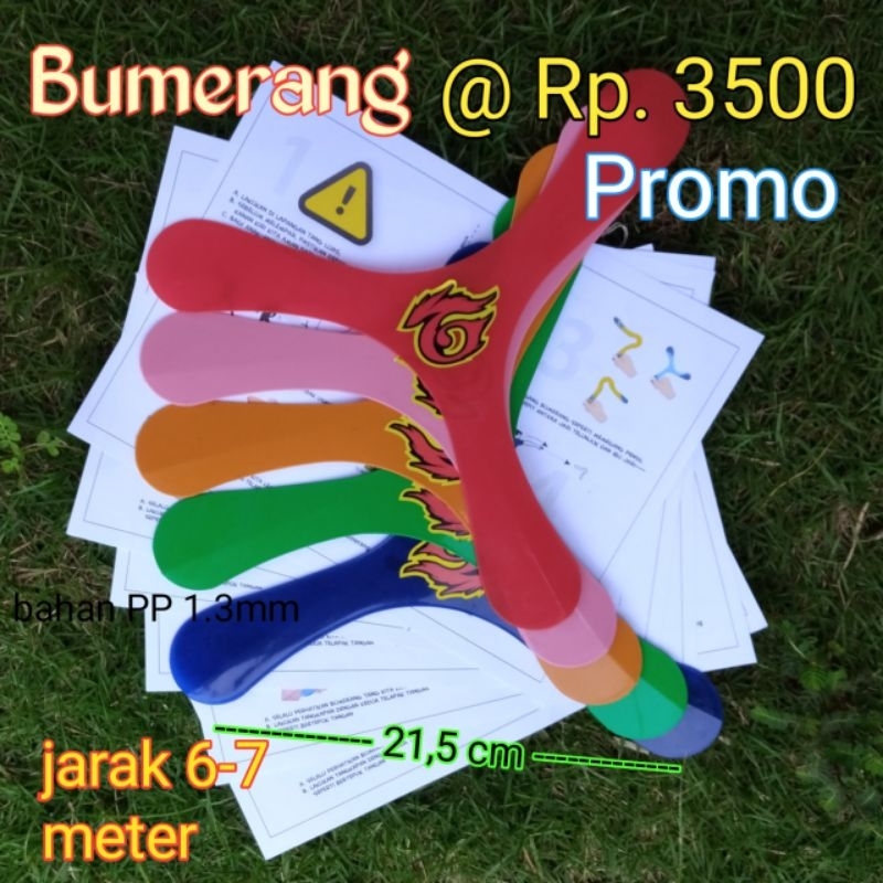 Jual 1 paket isi 5 bumerang murah boomerang PROMO | Shopee Indonesia